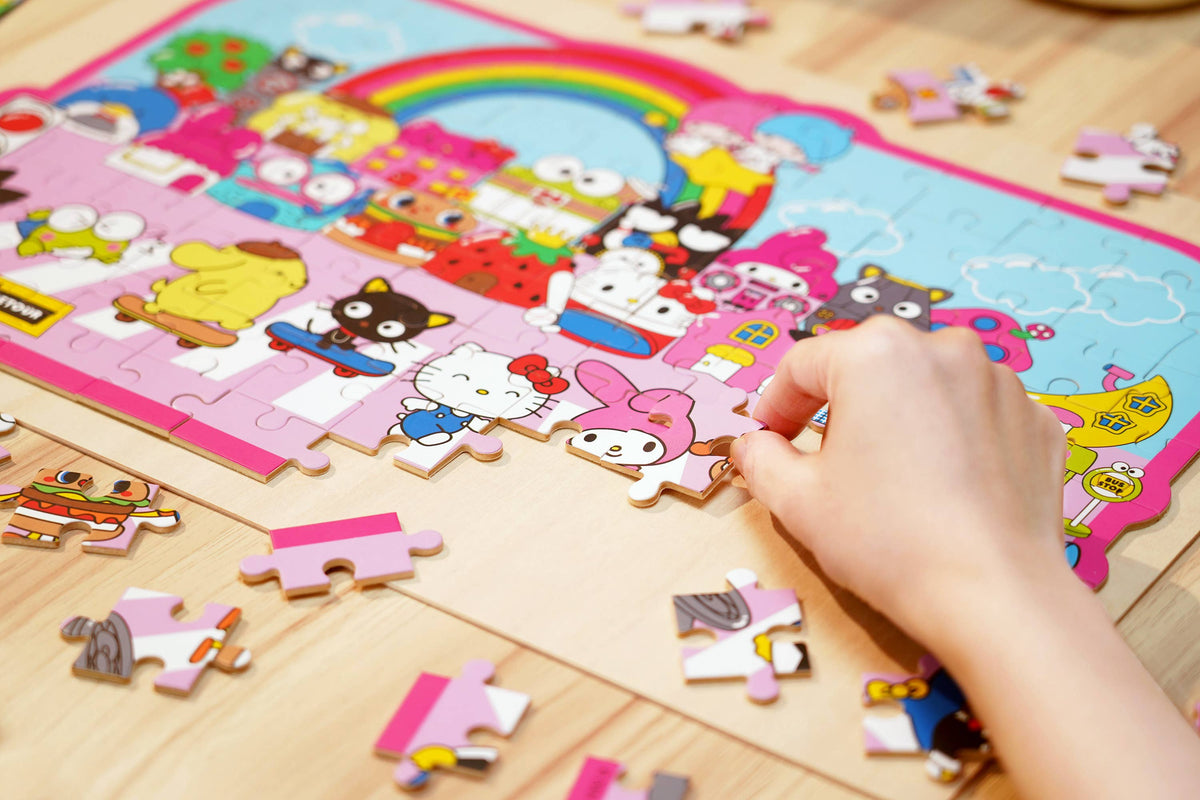 Hello Kitty® And Friends Jigsaw Puzzle: Street with Shops – Charmed 33 ...